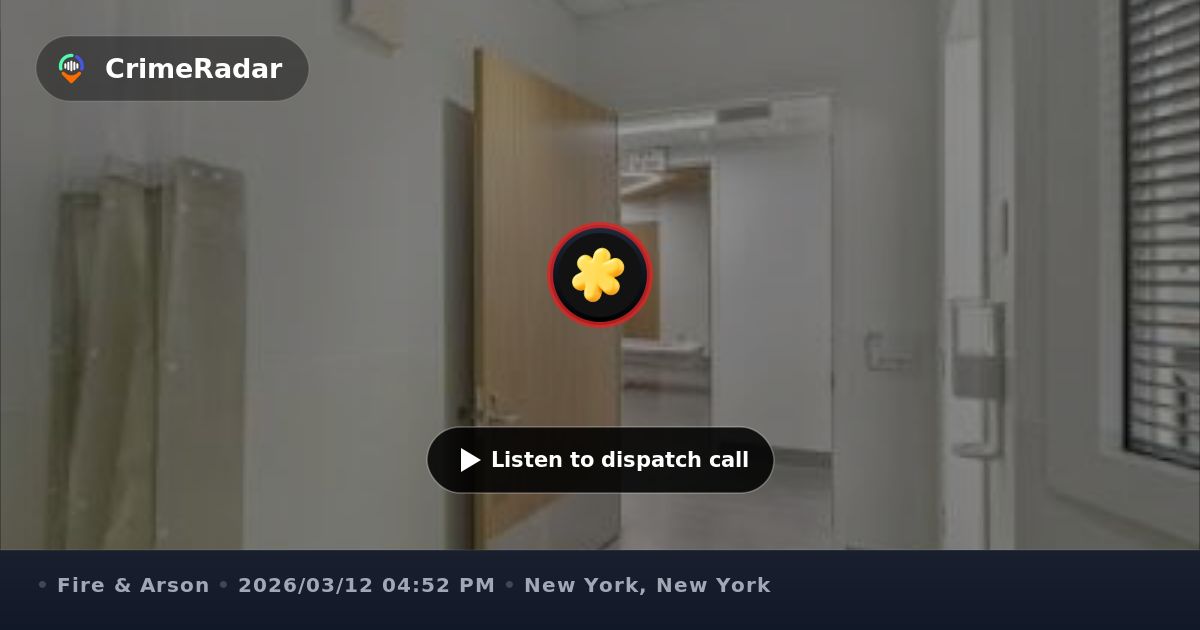 First floor ductwork fire at 66 Hudson Boulevard, New York NY | CrimeRadar