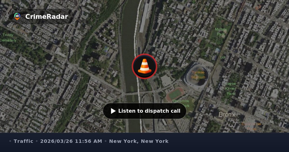 Auto accident on Harlem River Drive southbound near West 155th Street ...