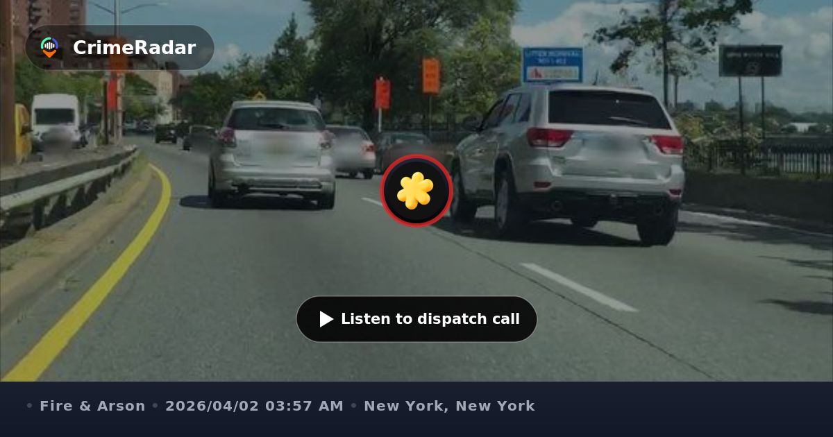 Apartment fire on sixth floor near East 105th Street, New York NY ...