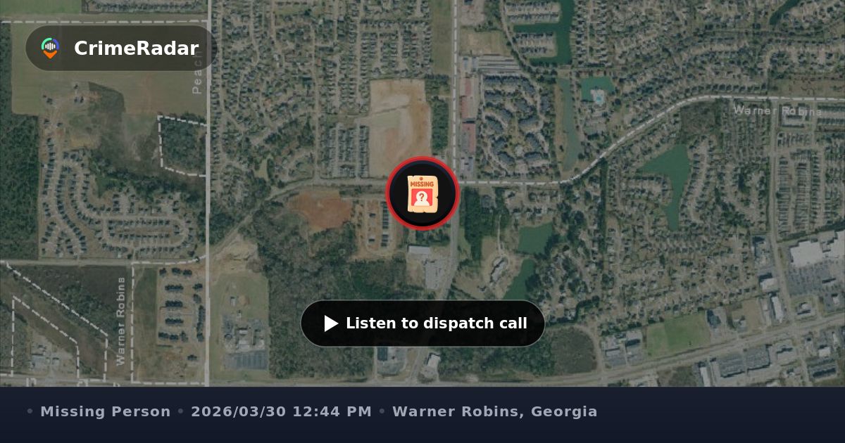 Police search for missing moped rider in Willow Lake, Warner Robins GA ...