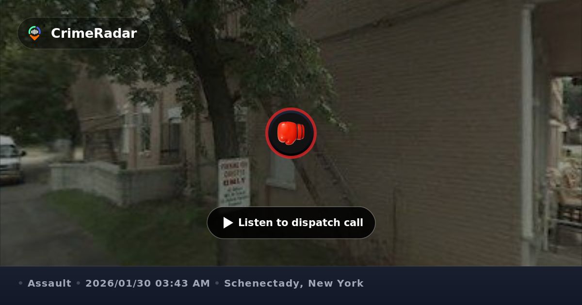 Police respond to reported assault on Lower Broadway, Schenectady NY ...