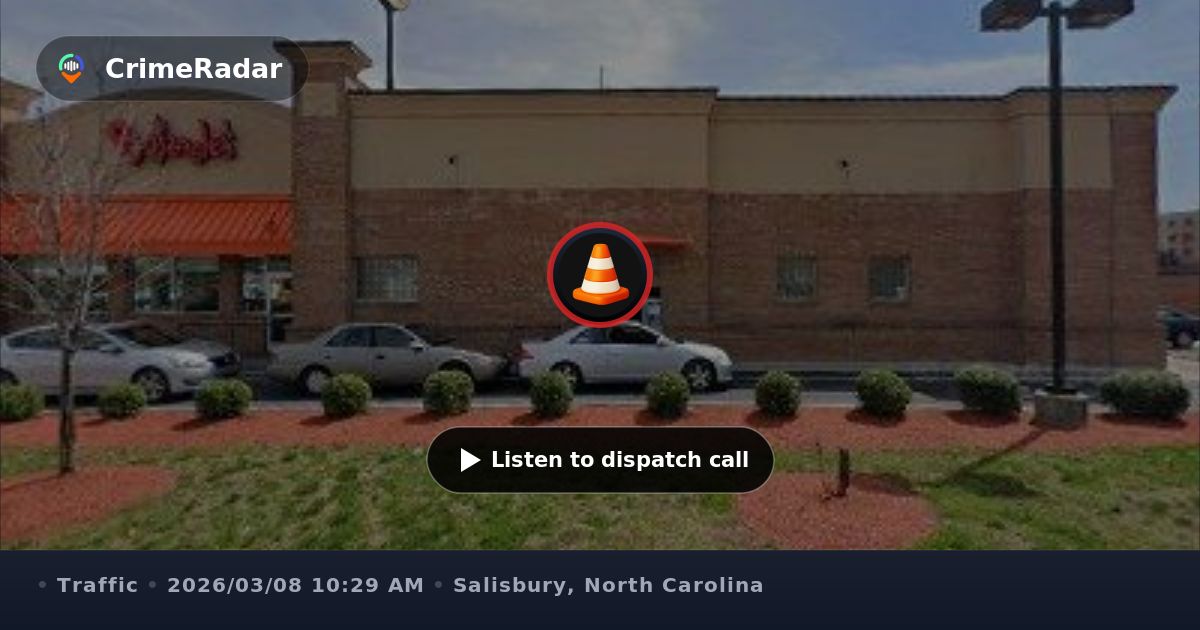 Two-car crash with damage at Bojangles in Salisbury, Salisbury NC ...
