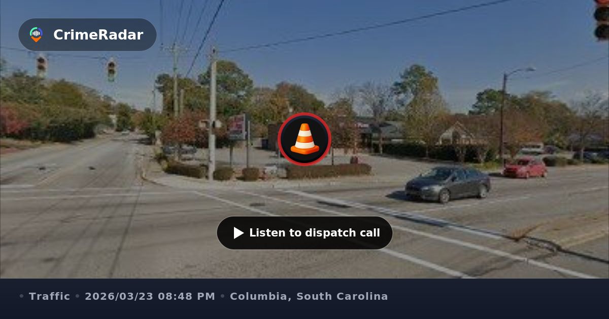 Traffic crash involving car and moped on Rosewood, Columbia SC | CrimeRadar