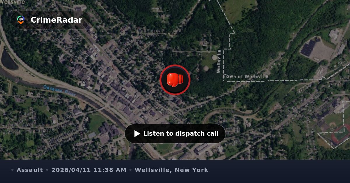 Assault reported near Grover in Wellsville, Wellsville NY | CrimeRadar
