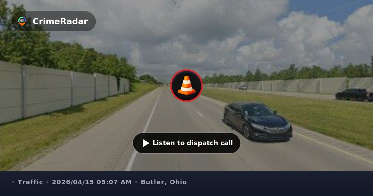 Two-car crash on OH-129 roadside, Butler County OH | CrimeRadar