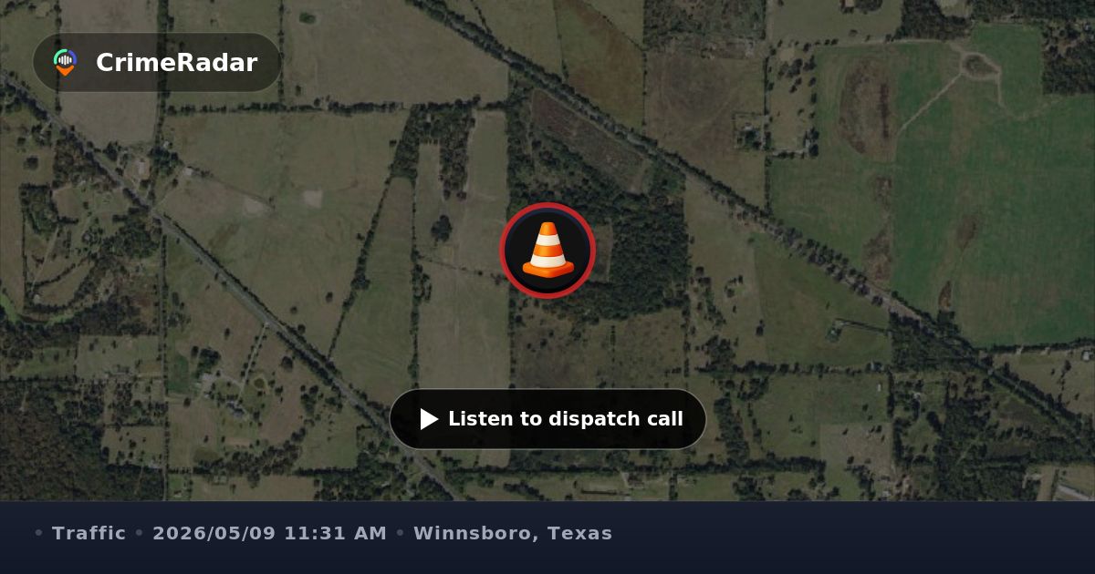 Single-vehicle crash on Highway 11 East; driver fled, Winnsboro TX ...