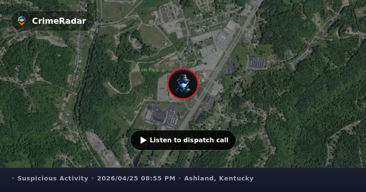 Suspicious person seen outside florist shop, Ashland KY | CrimeRadar