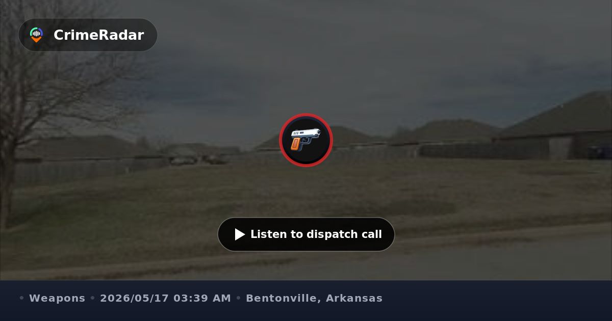 Police search for stabbing suspect on foot, Bentonville AR | CrimeRadar