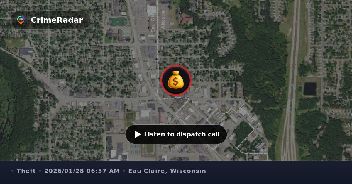 10-57 reported at Hy-Vee; suspect vehicle eastbound on E Clairemont Ave ...