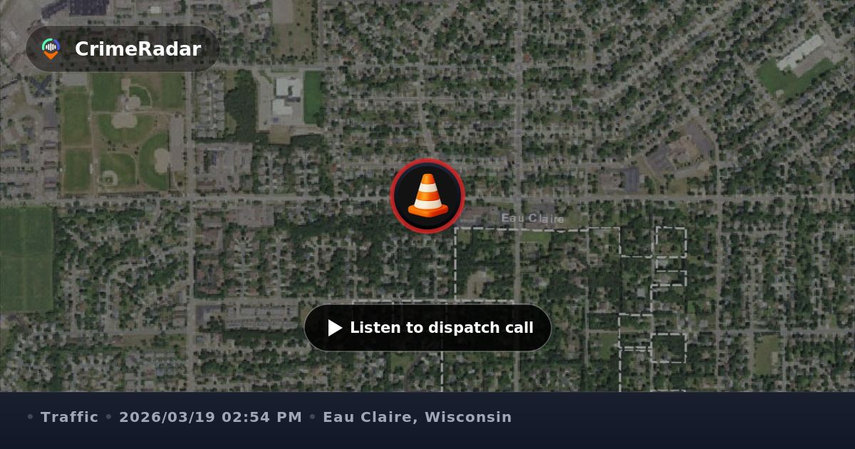 Traffic crash reported at Hamilton and Highway 93, Eau Claire WI ...