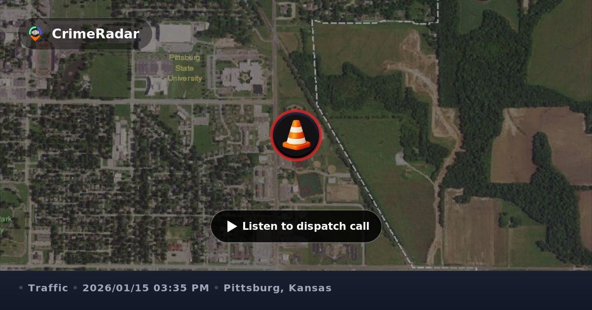 Traffic stop near North Broadway pharmacy, Pittsburg KS | CrimeRadar