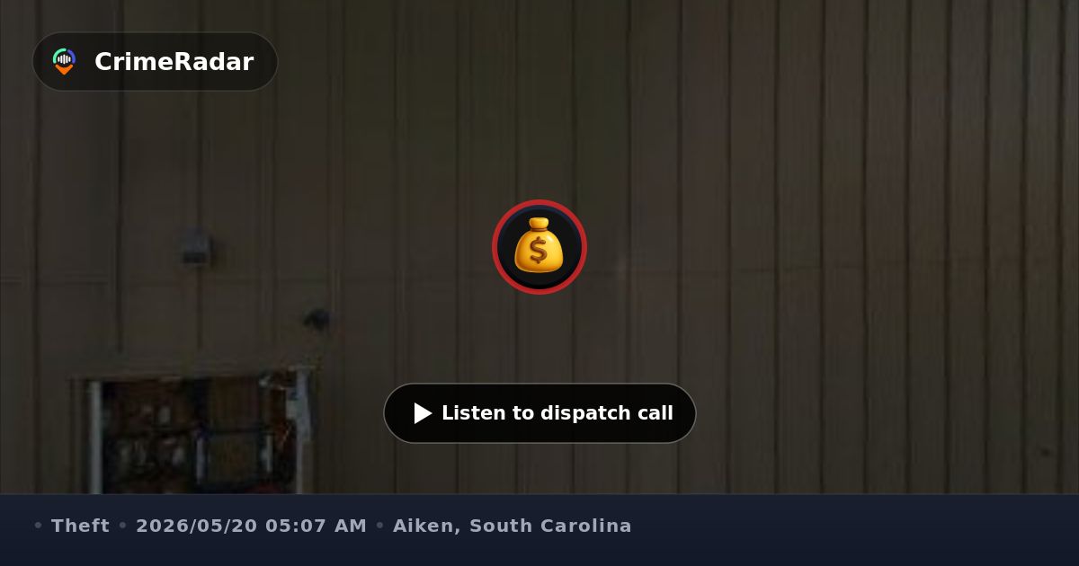 Follow-up on tractor theft behind Cracker Barrel, Aiken SC | CrimeRadar