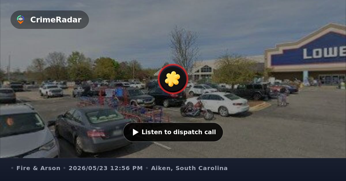 False fire alarm at home improvement store, Aiken SC | CrimeRadar