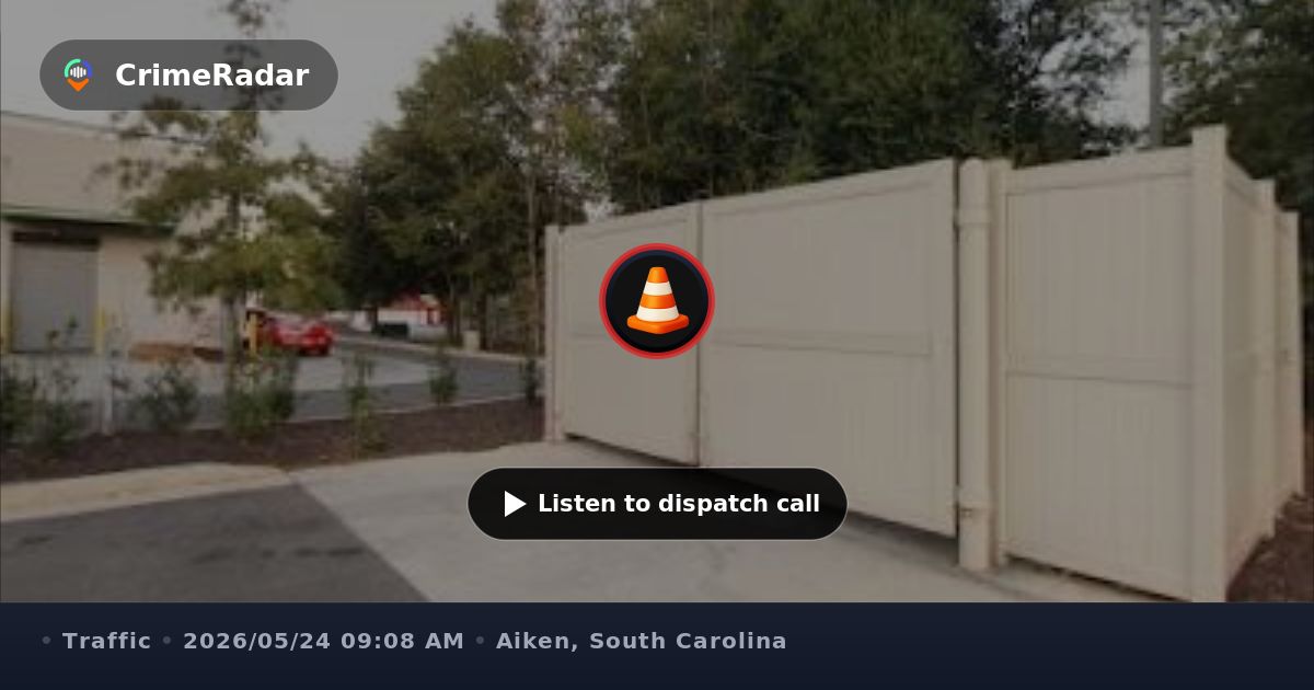 Minor crash in Krispy Kreme parking lot, Aiken SC | CrimeRadar