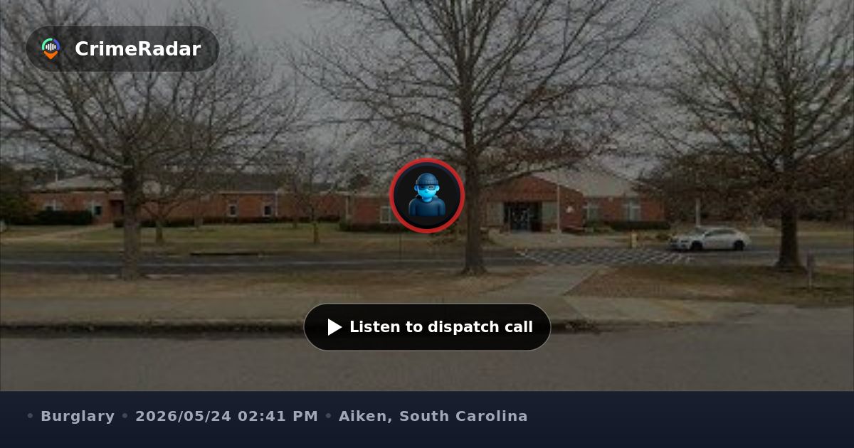 School burglar alarm with no signs of entry, Aiken SC | CrimeRadar