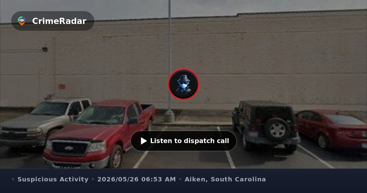 Report of past suspicious person at business lobby, Aiken SC | CrimeRadar