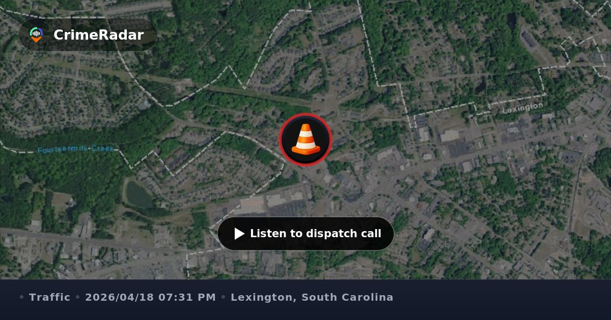 Two-vehicle crash in Cook Out parking lot, Lexington SC | CrimeRadar