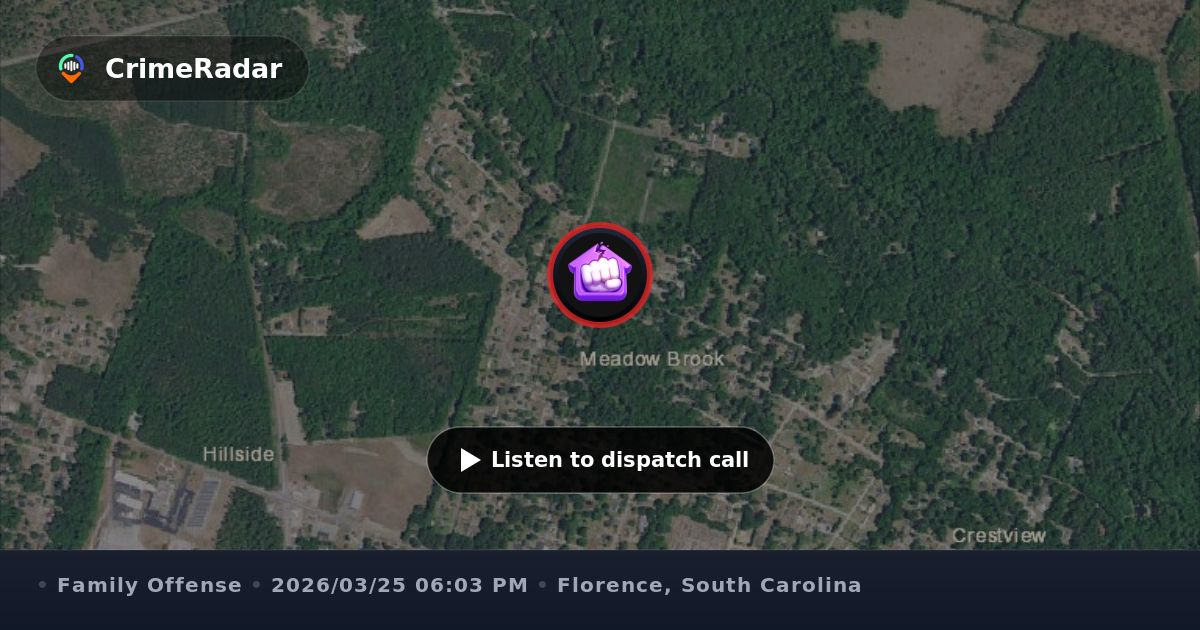 Woman reports feeling unsafe at Florence residence, Florence SC ...