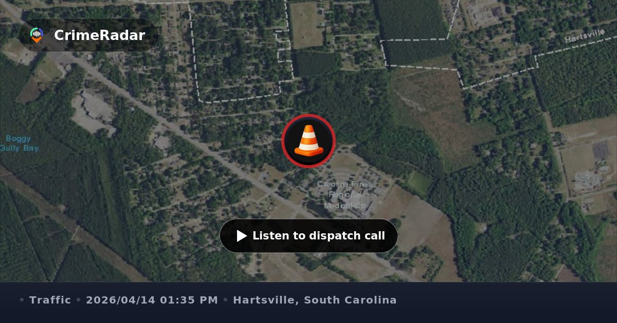 Reported vehicle crash on West Bobo Newsom Highway, Hartsville SC ...