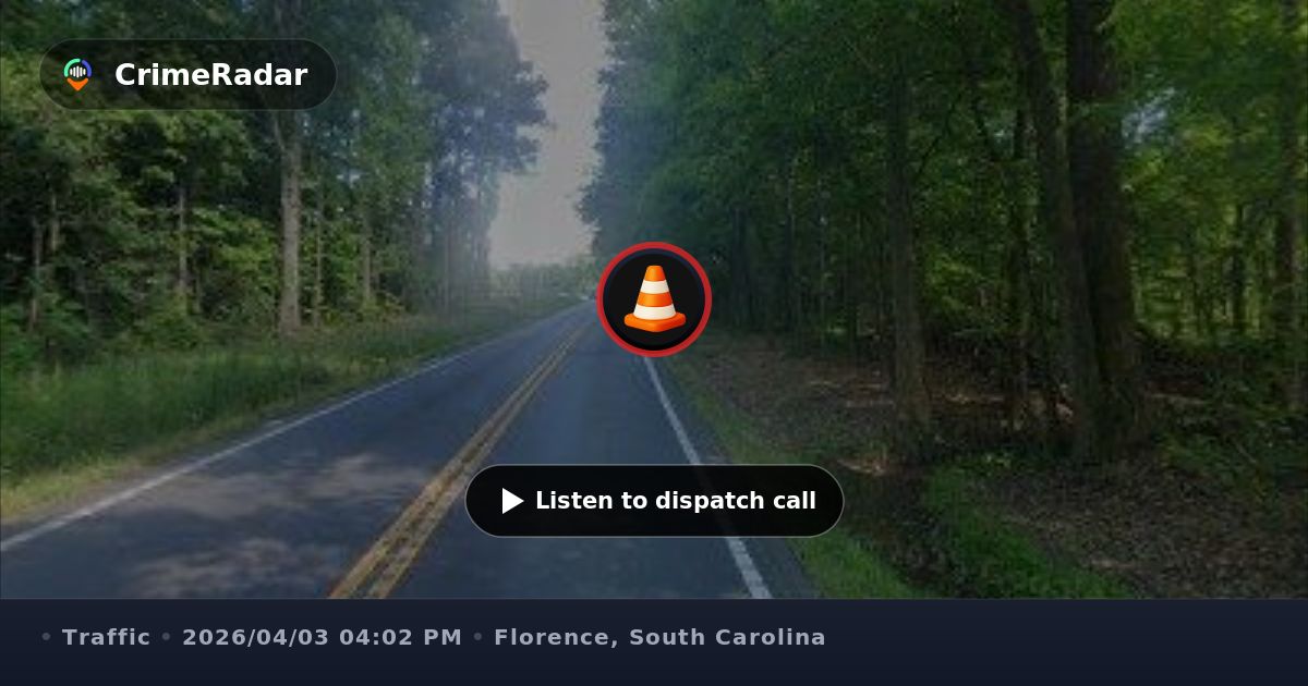 Traffic crash on I-95 near Hoffmeyer Road, Florence SC | CrimeRadar