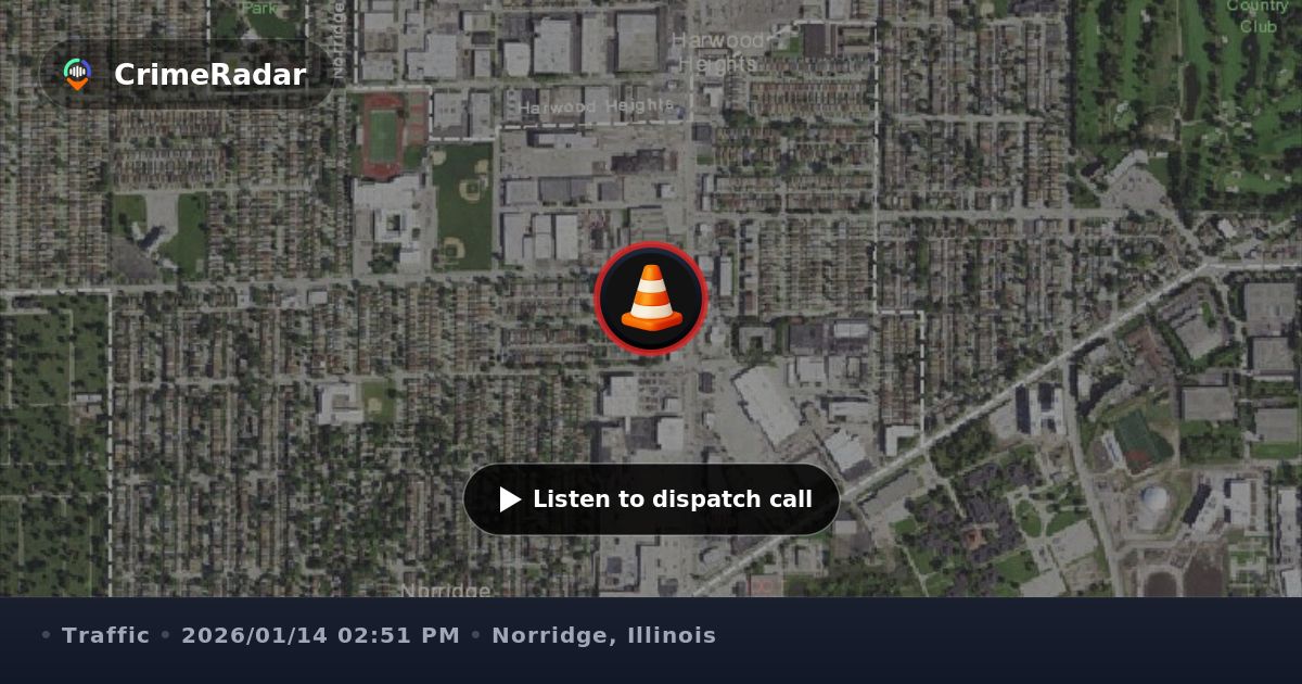 Ambulance requested for car crash near Oketo and Cullom, Norridge IL ...