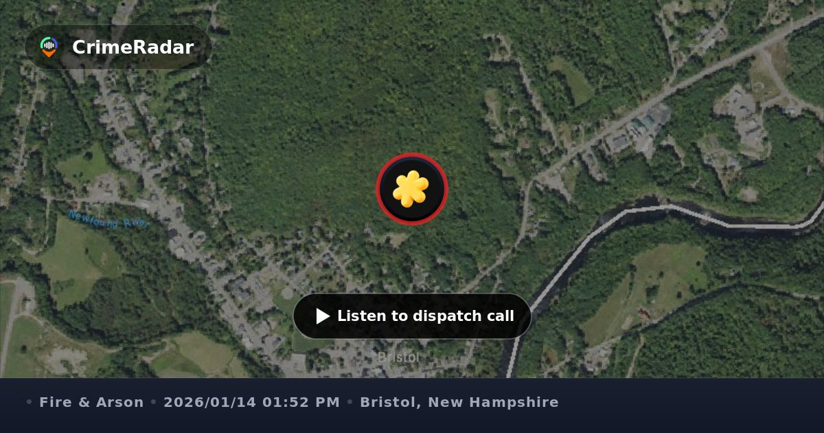 Possible structure fire near Merrimack St, Bristol NH | CrimeRadar