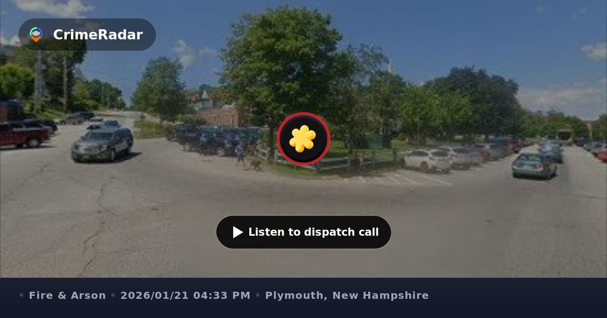 Fire alarm triggered by burnt food near Tenney Mountain Hwy, Plymouth ...