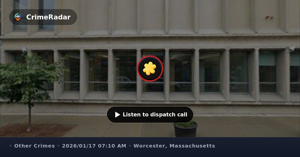 Police assist with trespass orders at Salem Square, Worcester MA ...