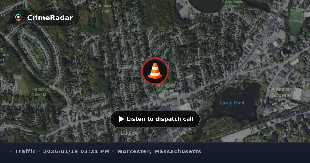 Erratic driver reported near Stafford St, Worcester MA | CrimeRadar