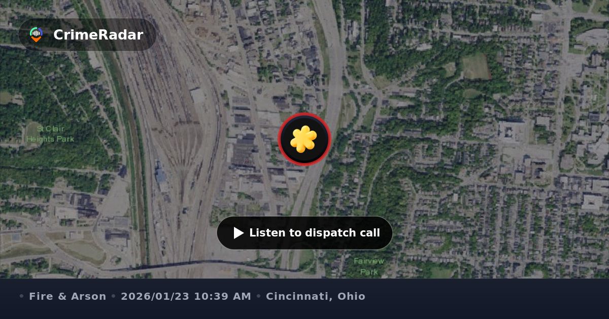 Fire alarm at apartment building on Harrison Ave, Cincinnati OH ...
