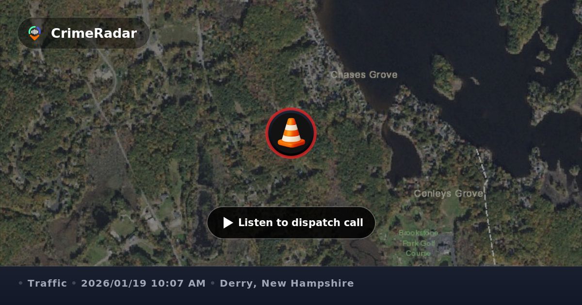 Two-vehicle crash near Island Pond Road, Derry NH | CrimeRadar