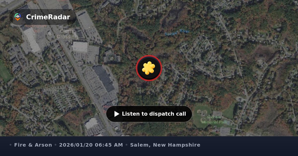 Fire crews respond to possible propane odor near Chestnut Dr, Salem NH ...