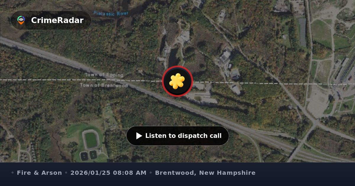 Smoke alarm activates on Abbey Rd with no fire visible, Brentwood NH ...