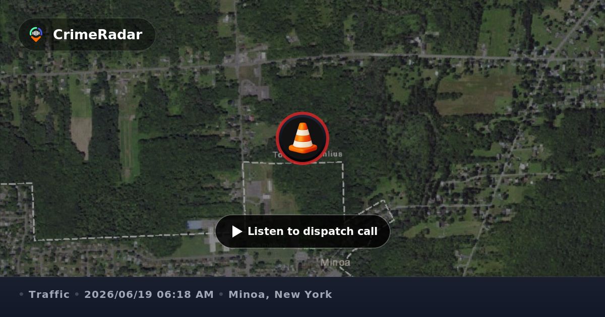 Traffic stop of white van near school in Minoa, Minoa NY | CrimeRadar