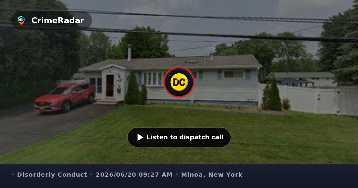Noise complaint over revving vehicle on Fay Lane, Minoa NY | CrimeRadar