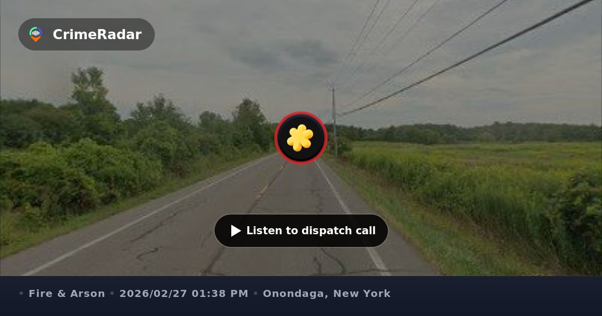 Small fire reported near Lamson Road in Lysander, Onondaga County NY ...