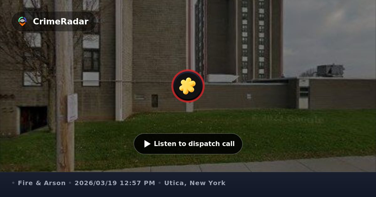 Automatic fire alarm near 2nd Street high-rise in Utica, Utica NY ...