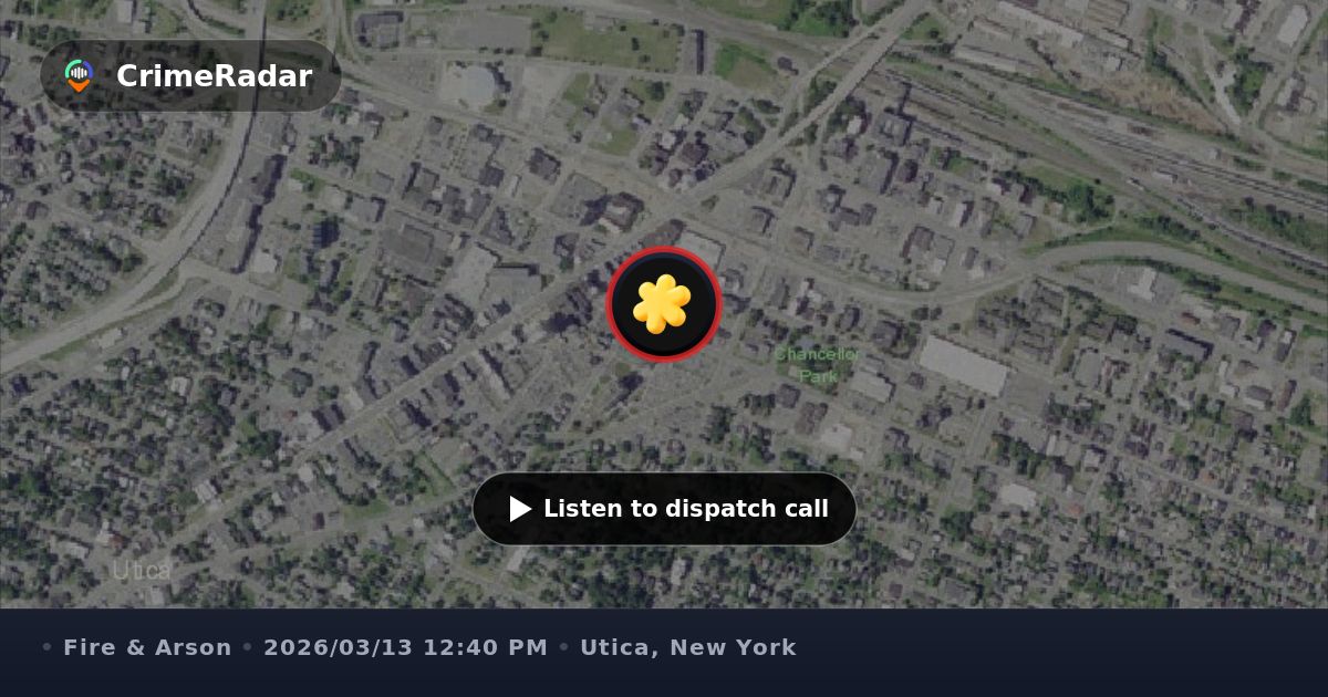Fire alarm at Utica Schools Kitchen, Utica NY | CrimeRadar
