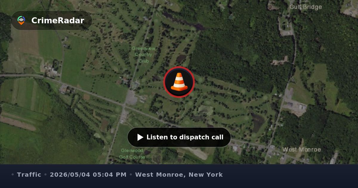 Ambulance checks iPhone crash alert near West Monroe, West Monroe NY ...