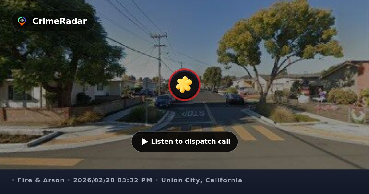 Encampment fire involving napkins on 13th Street, Union City CA ...