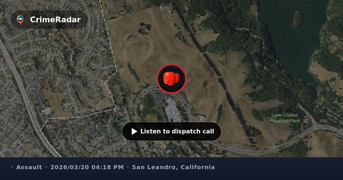 Assault reported on Midland Road in San Leandro, San Leandro CA ...
