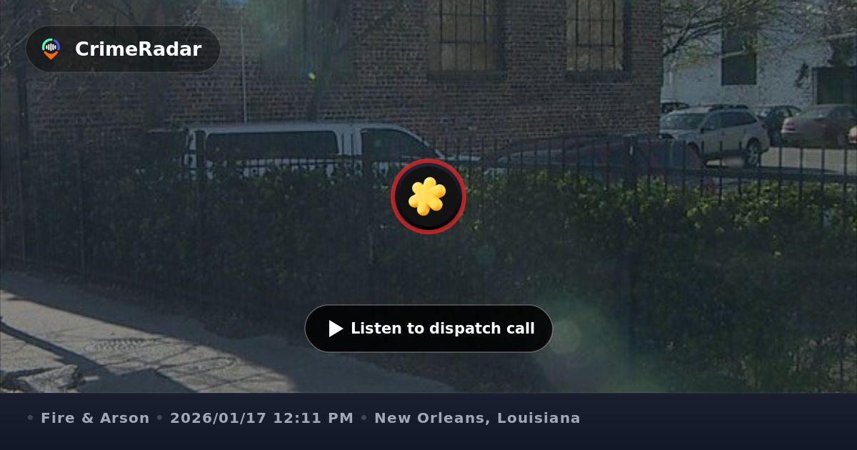 Fire crews respond near Higgins Boulevard, New Orleans LA | CrimeRadar