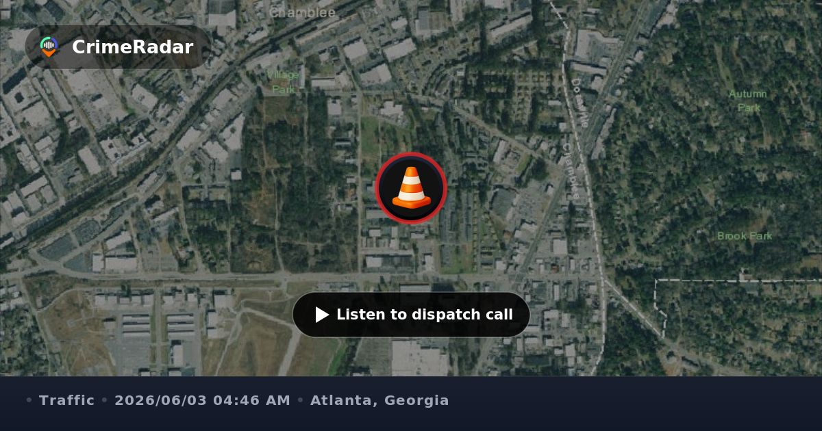 Motor vehicle crash at Chamblee Square Apartments, Atlanta GA | CrimeRadar