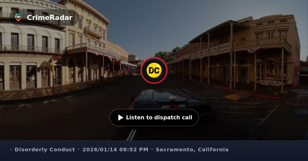 Aggressive behavior reported near 2nd St, Sacramento CA | CrimeRadar