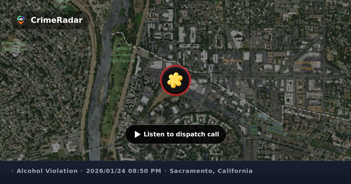 Possible drunk driving near Howe Ave Safeway, Sacramento CA | CrimeRadar