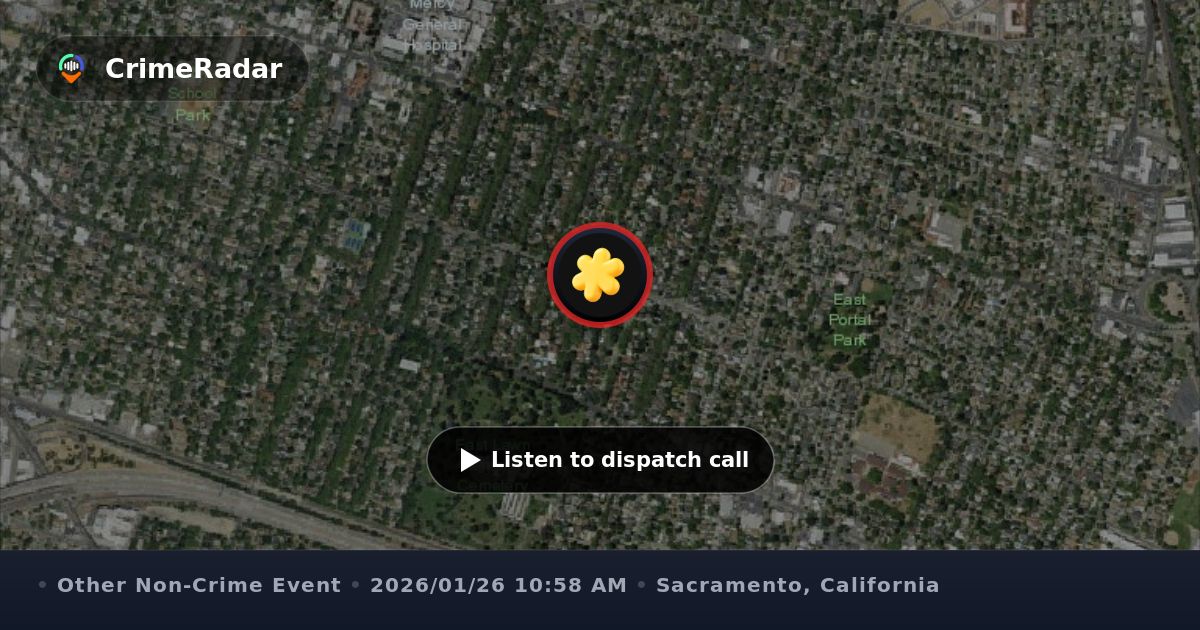 Animal control called for loose dog near Folsom Blvd, Sacramento CA ...