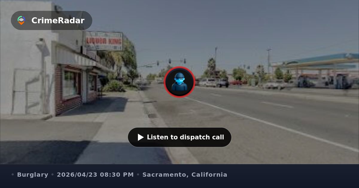 Burglary in progress at Quick Start on Franklin Blvd, Sacramento CA ...