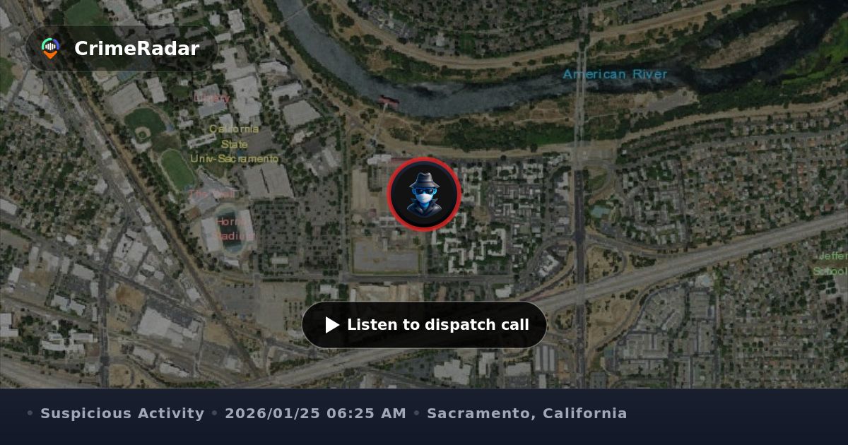 Suspicious person seen behind gas station, Sacramento CA | CrimeRadar