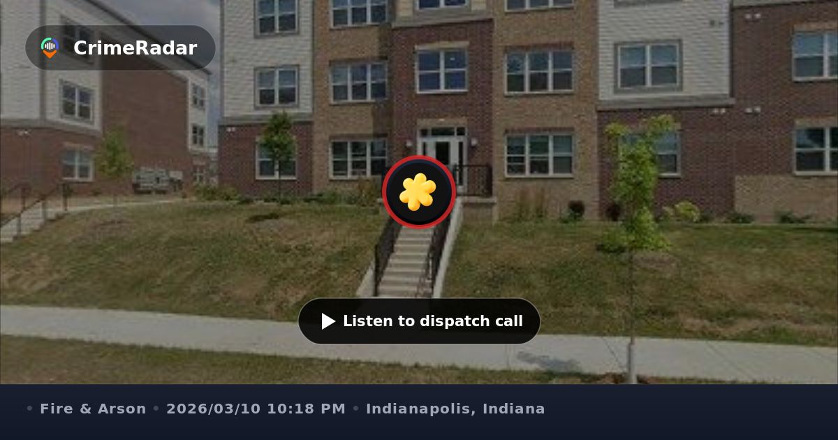 Apartment fire alarm activation on Emmerich Lane, Indianapolis IN ...