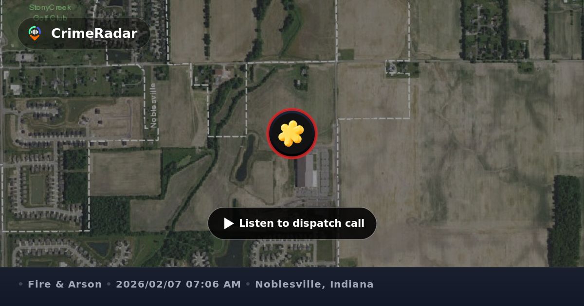Fire crews respond to gas leak near Sunnyside Dr, Noblesville IN ...